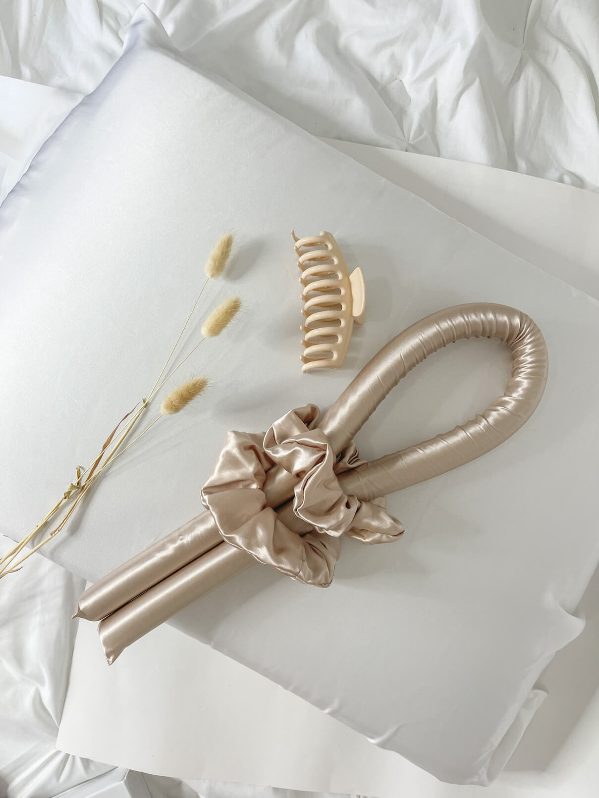 Silk Heatless Hair Curling Rod Canada - 100% Mulberry Silk